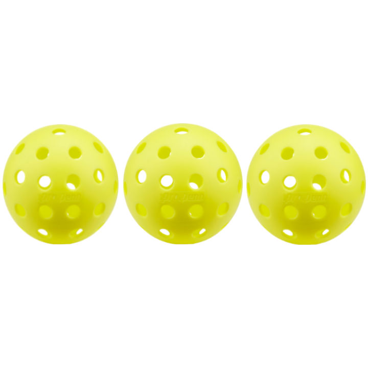 Penn 40 PRO Outdoor Yellow Pickleballs (3 Balls) | Pickleball Galaxy